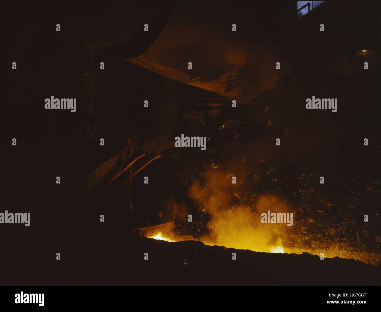 Open hearth steel furnace hi-res stock photography and images - Alamy