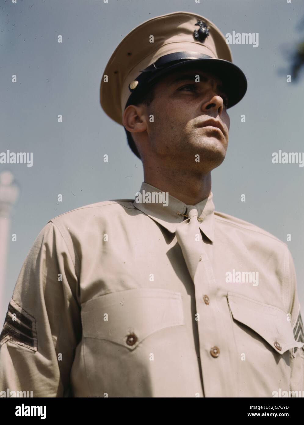 1940s man marine soldier hi-res stock photography and images - Alamy