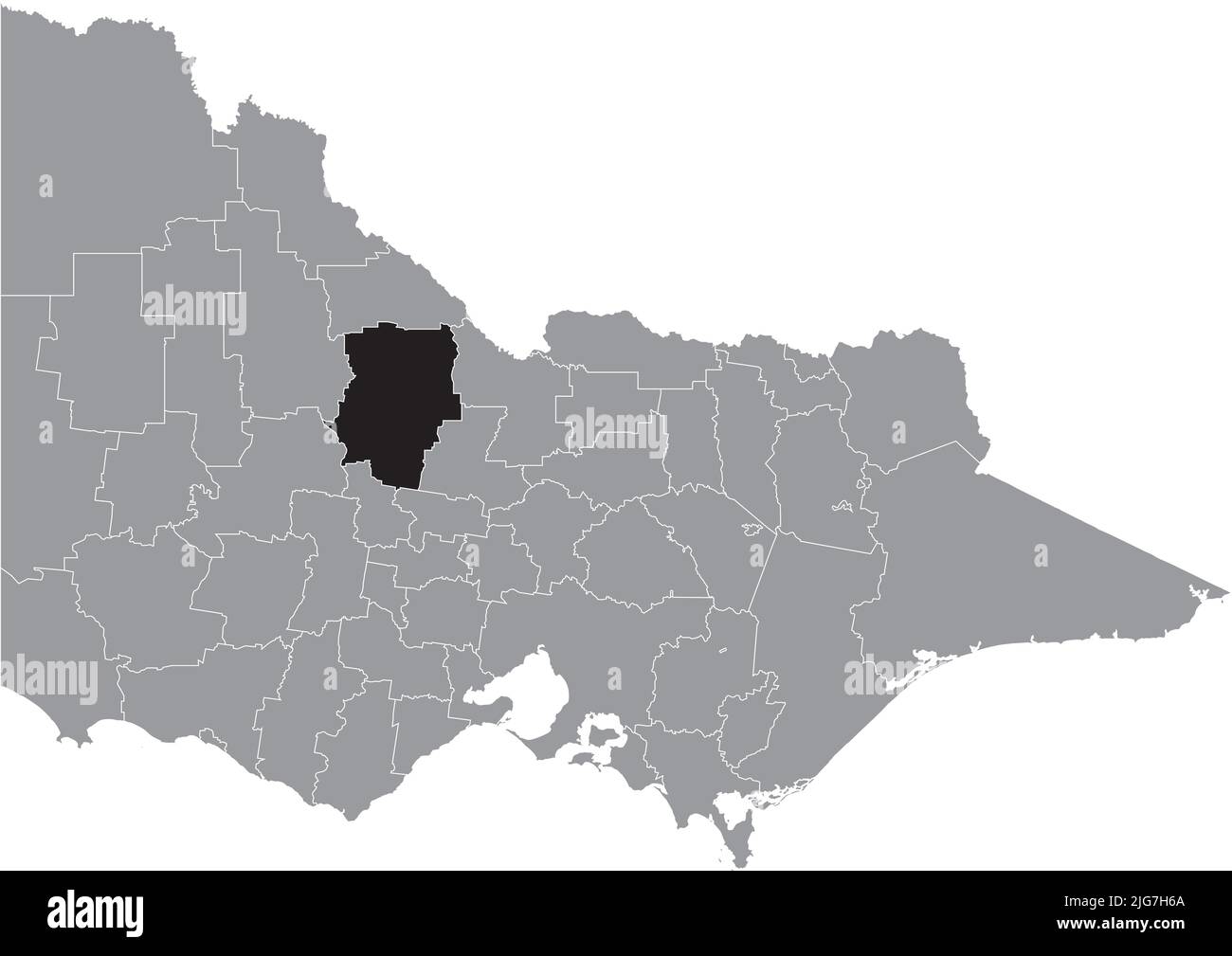 Locator map of the SHIRE OF LODDON, VICTORIA Stock Vector Image & Art ...