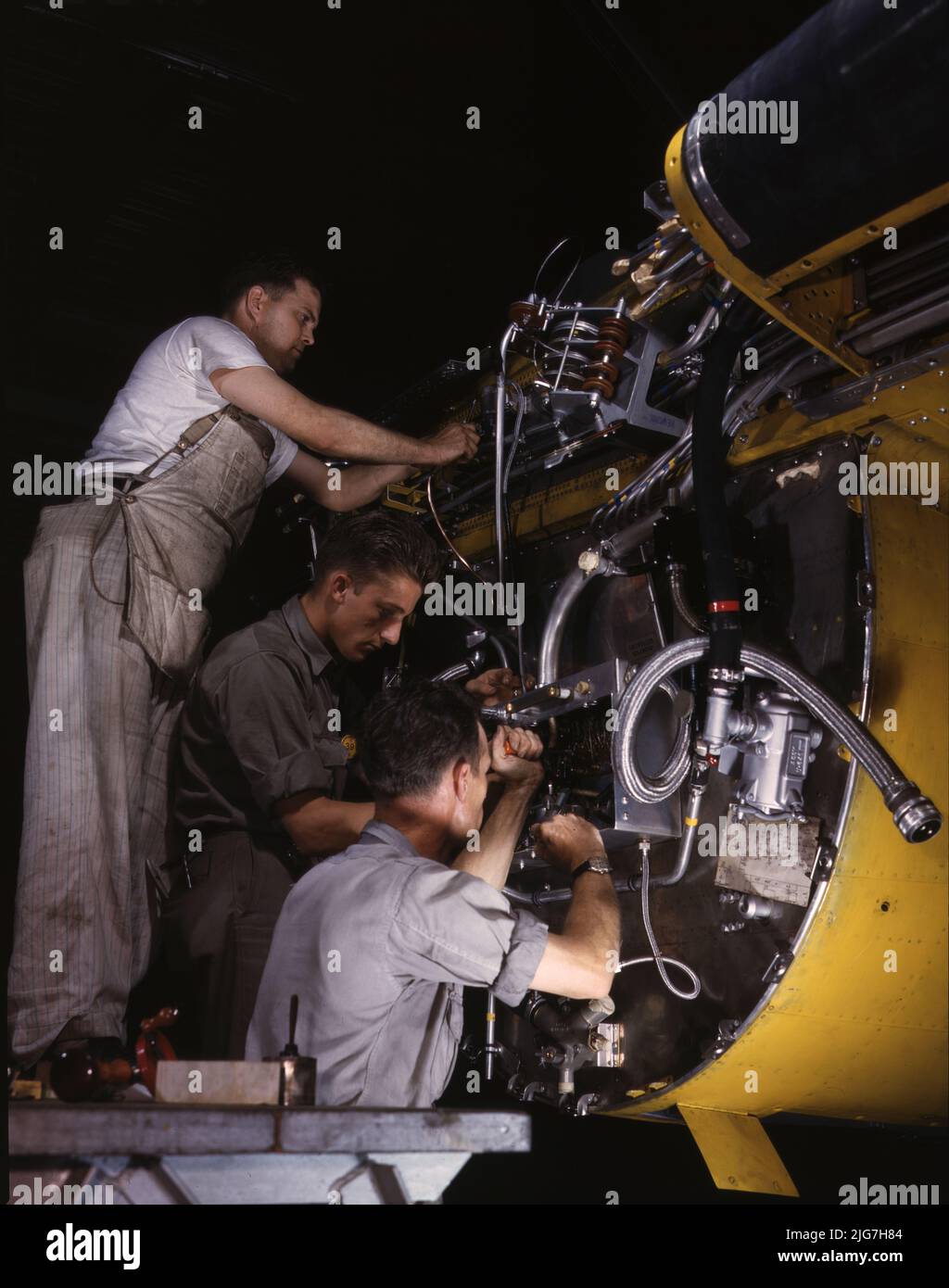 Making wiring assemblies at a junction box on the fire wall for the ...