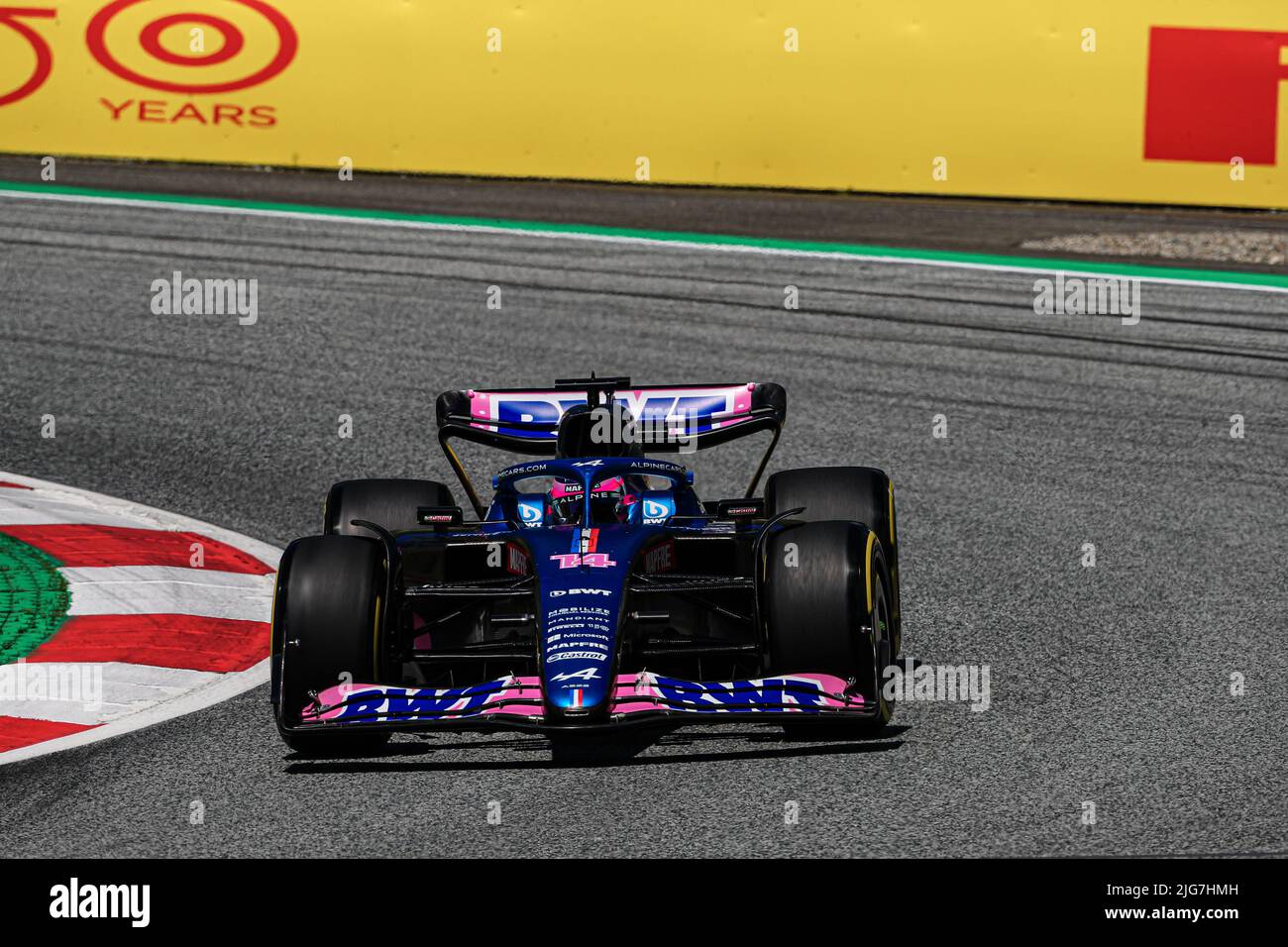 Fernando Alonso (SPA) Alpine A522 during Free Practice 1 of F1 Austrian ...