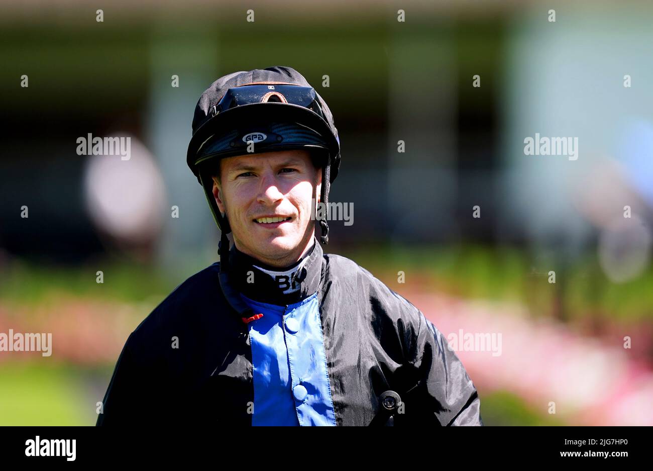 Jockey Richard Kingscote after competing in the Duchess Of Cambridge ...