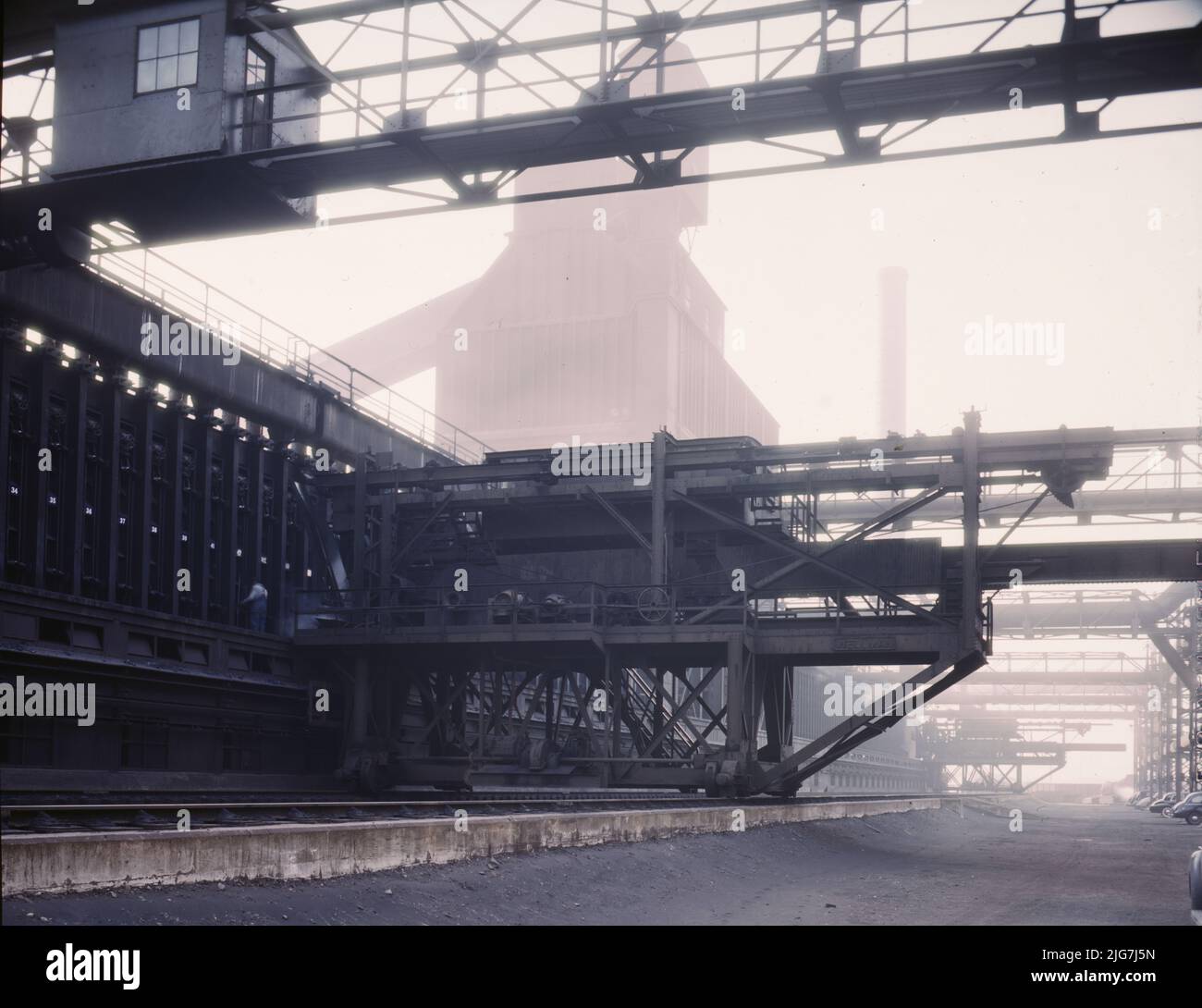 Hanna furnaces of the Great Lakes Steel Corporation, Detroit, Mich ...