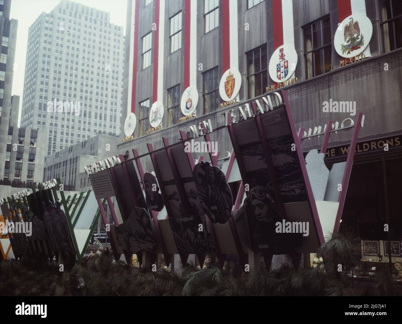 United Nations exhibit by OWI at Rockefeller Plaza, New York, N.Y ...