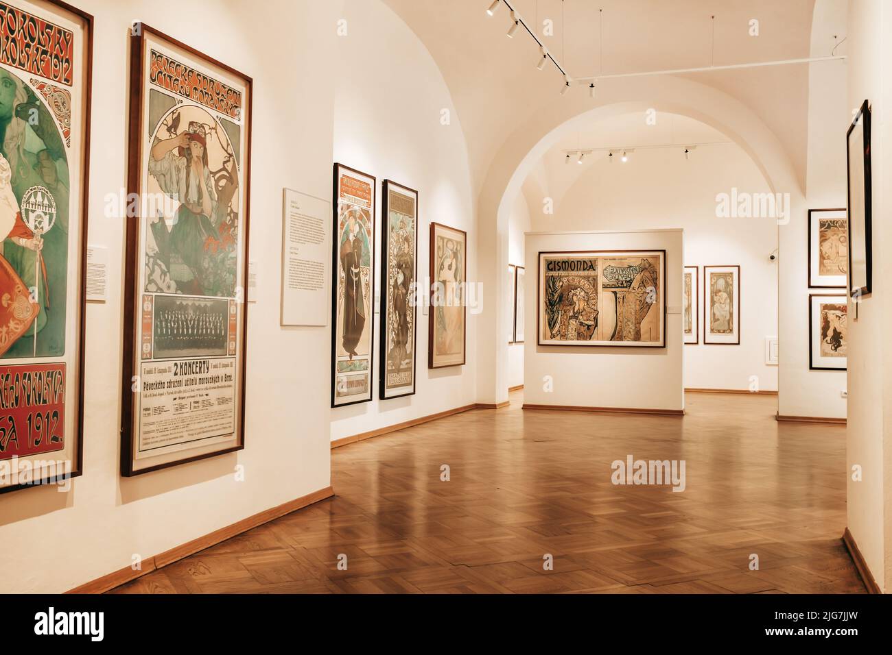 Alfons mucha exhibition hi-res stock photography and images - Alamy