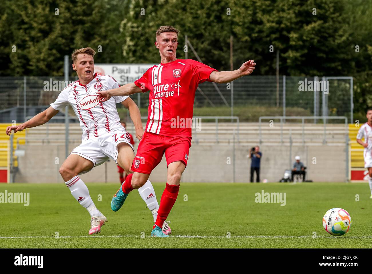 DUSSELDORF, GERMANY - JULY 8: Daan Rots of FC Twente during the ...