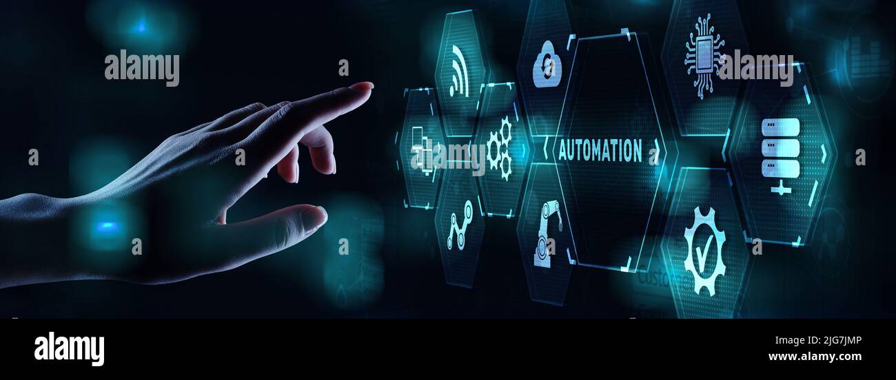 Automation Gears icon RPA Software development business process ...
