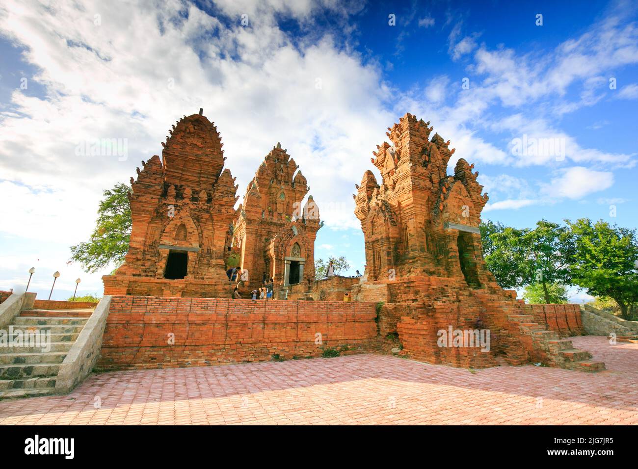 Phan Rang town, Vietnam - 02 january, 2015: Po Garai Cham temple is a ...