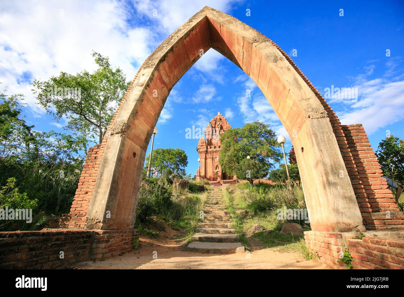 Phan Rang town, Vietnam - 02 january, 2015: Po Garai Cham temple is a ...