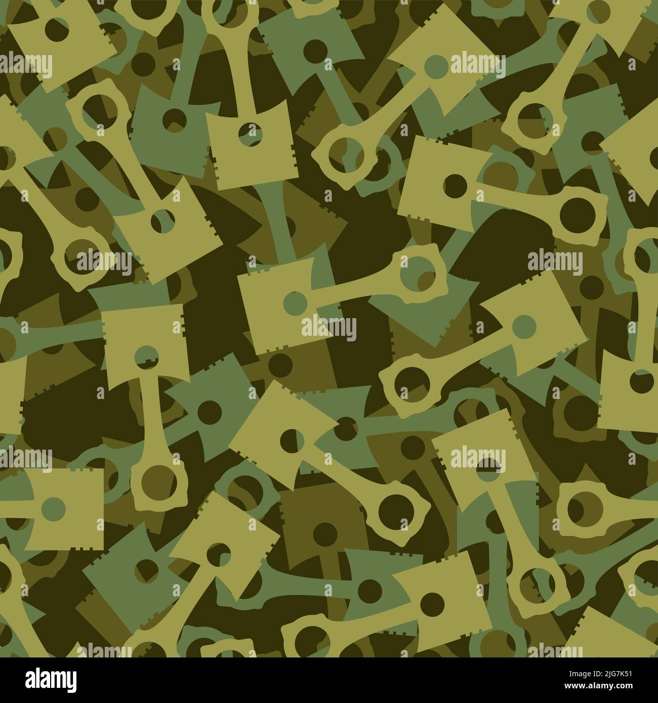 Piston Military pattern seamless. Motorcycle club Army background ...