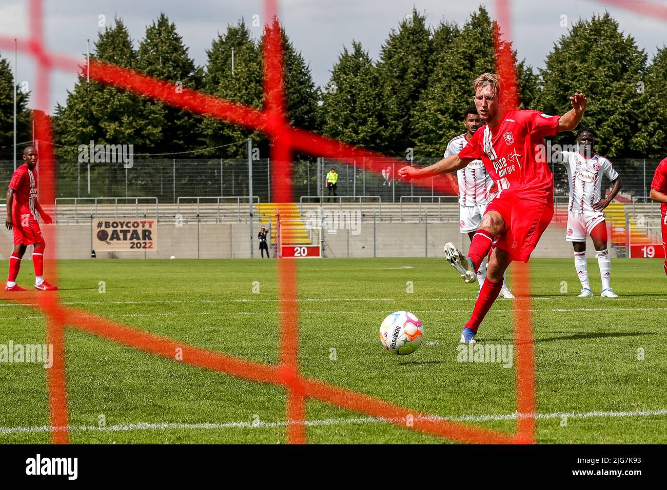 DUSSELDORF, GERMANY - JULY 8: Michel Vlap of FC Twente during the ...