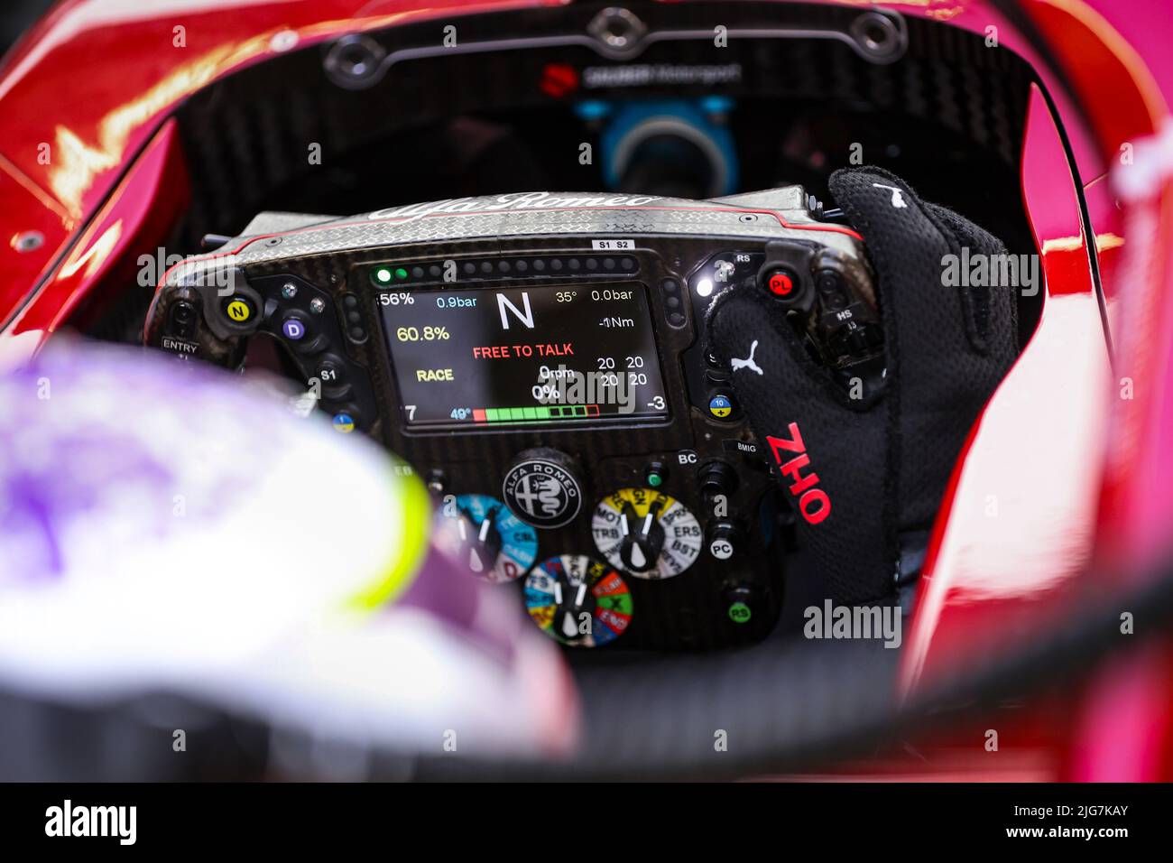 Spielberg, Austria. 7th July, 2022. #24 Guanyu Zhou (CHN, Alfa Romeo F1 ...