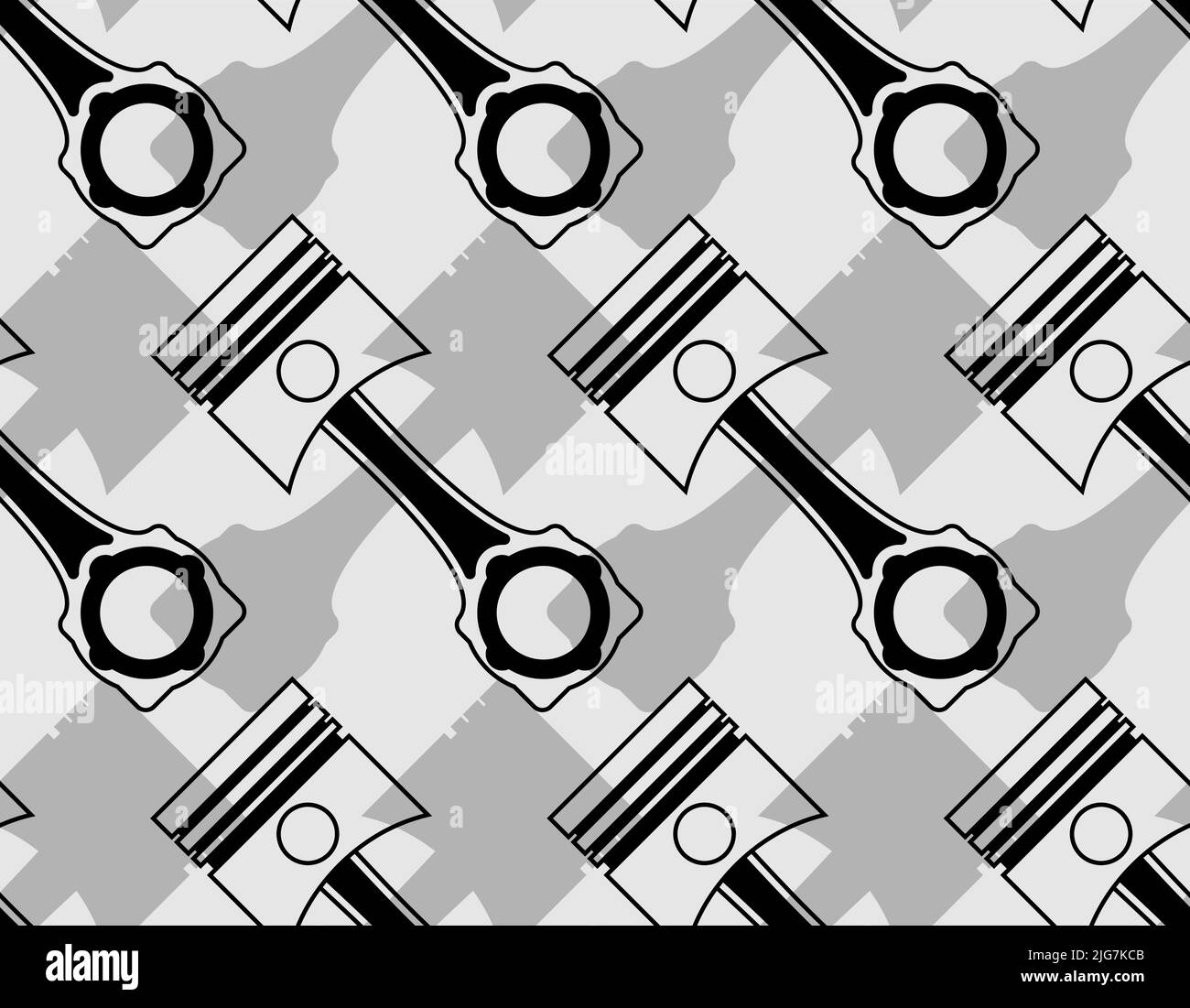Piston pattern seamless. Motorcycle club background. biker club texture ...