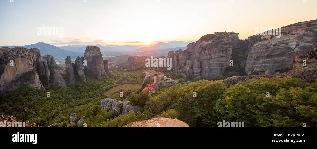 Greece Meteora Monasteries is one of the largest and most important ...
