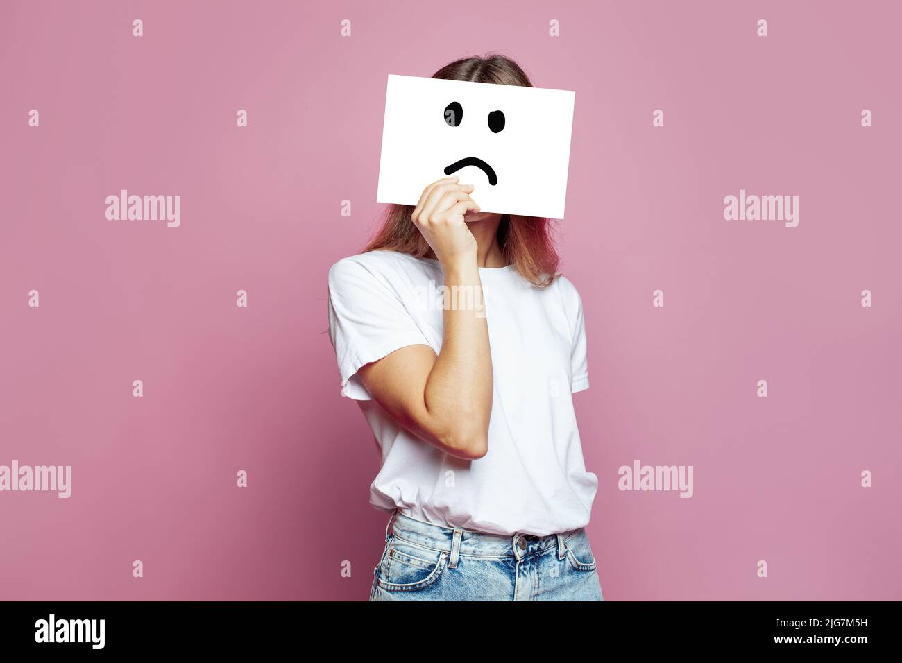 Sad student hiding face hi-res stock photography and images - Alamy