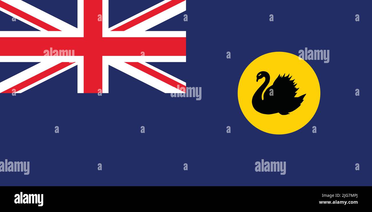 Flag of WESTERN AUSTRALIA Stock Vector Image & Art - Alamy