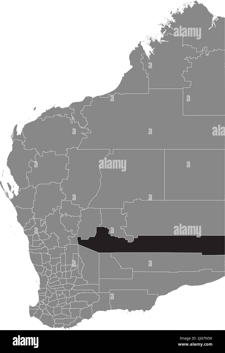 Locator map of the SHIRE OF MENZIES, WESTERN AUSTRALIA Stock Vector ...