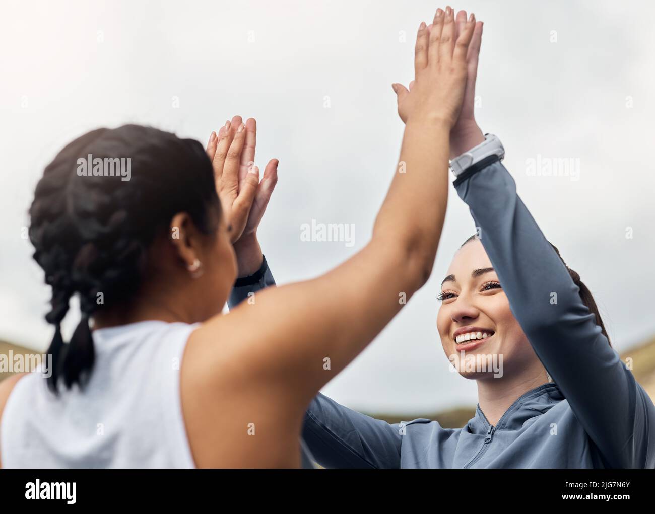 Exercise is a celebration of what your body can do. Shot of two women ...