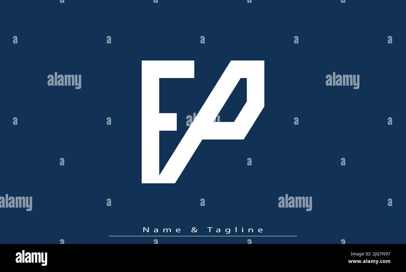 Letter fp logo Stock Vector Images - Alamy