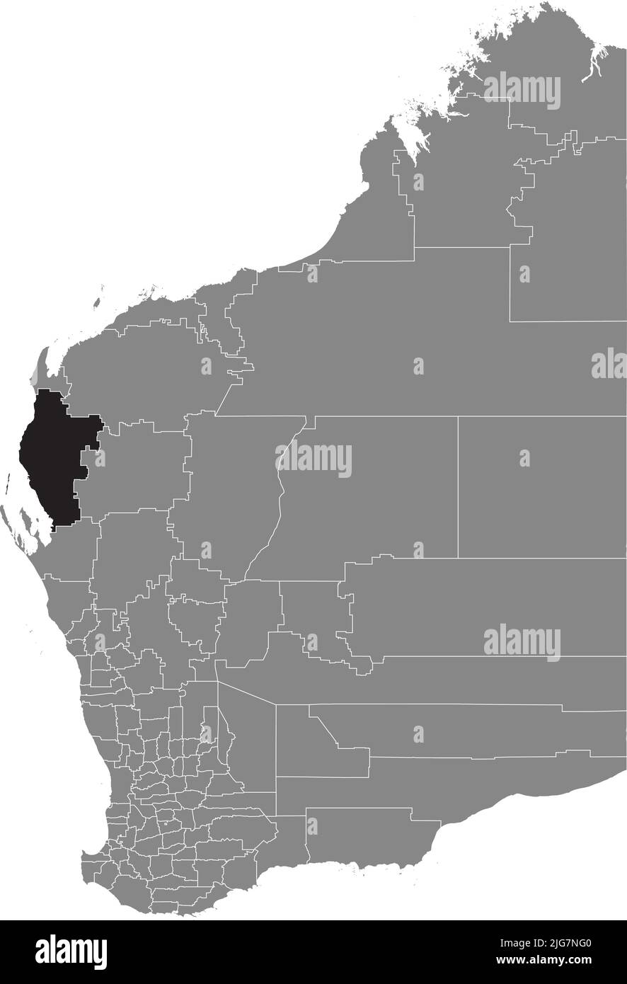 Locator map of the SHIRE OF CARNARVON, WESTERN AUSTRALIA Stock Vector ...