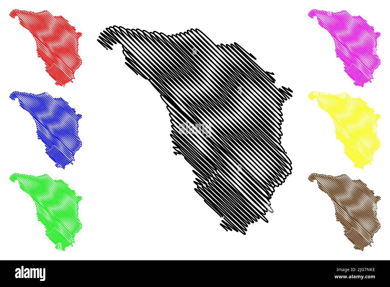 Mindoro island (Southeast Asia, Republic of the Philippines) map vector ...