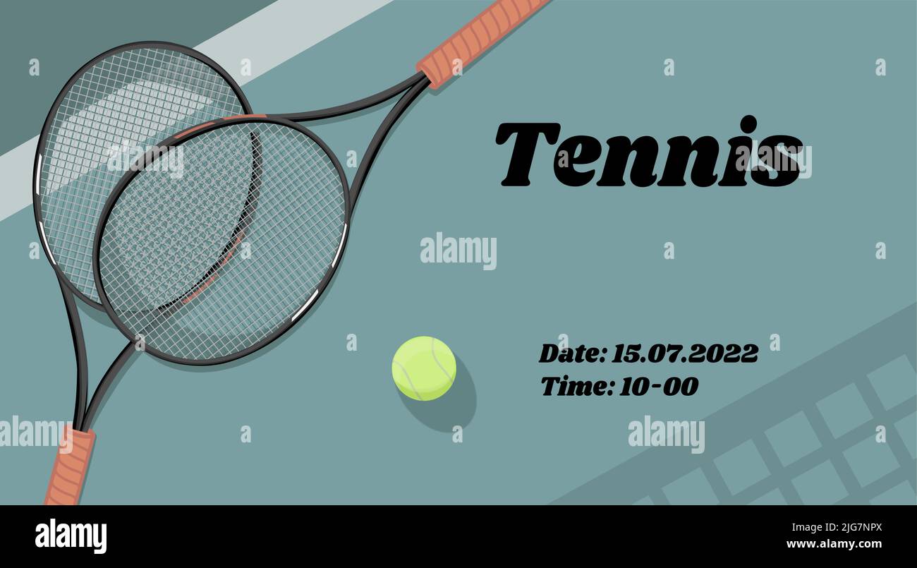 Horizontal Tennis Championship and Tournament Poster. Indoor, outdoor ...