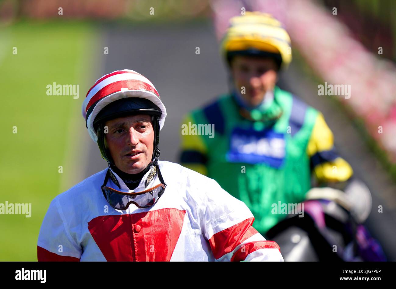 Jockey Duran Fentiman after competing in the bet365 Trophy on Festival ...