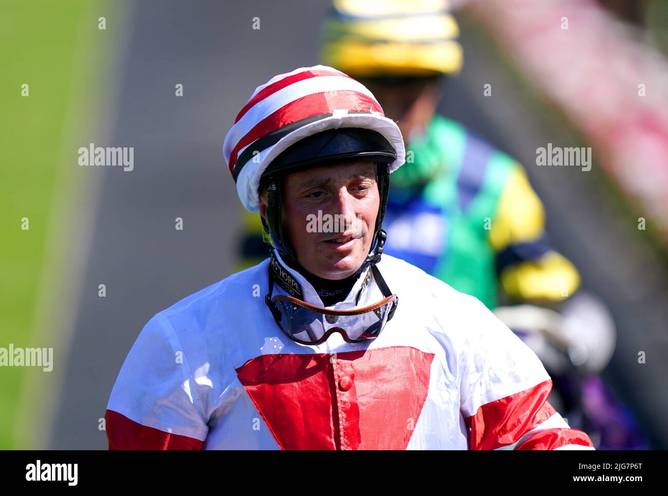 Jockey Duran Fentiman after competing in the bet365 Trophy on Festival ...