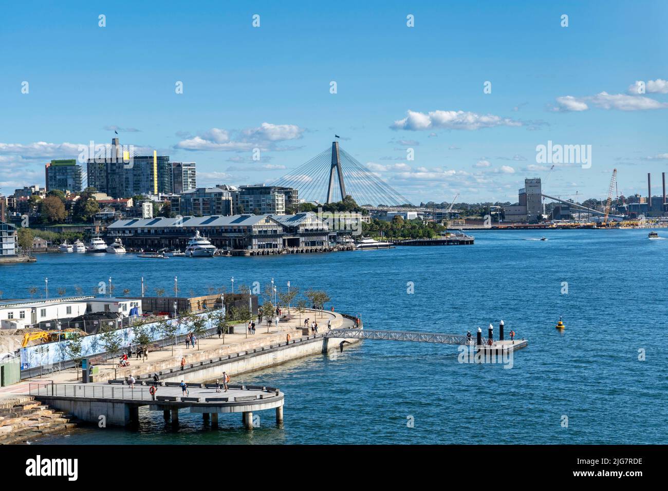 Anzac bridge aerial hi-res stock photography and images - Alamy