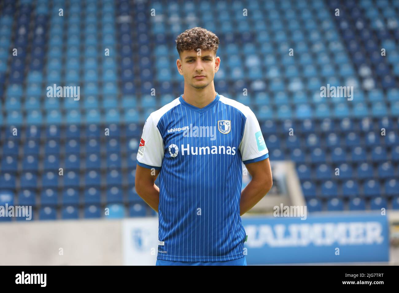 Magdeburg, Germany. 08th July, 2022. Photo session 1.FC Magdeburg ...