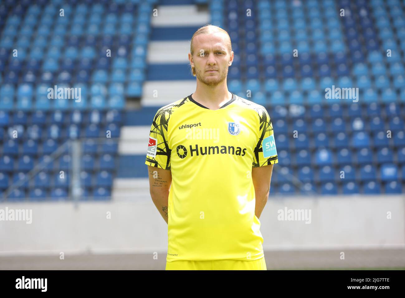 Magdeburg, Germany. 08th July, 2022. Photo session 1.FC Magdeburg ...