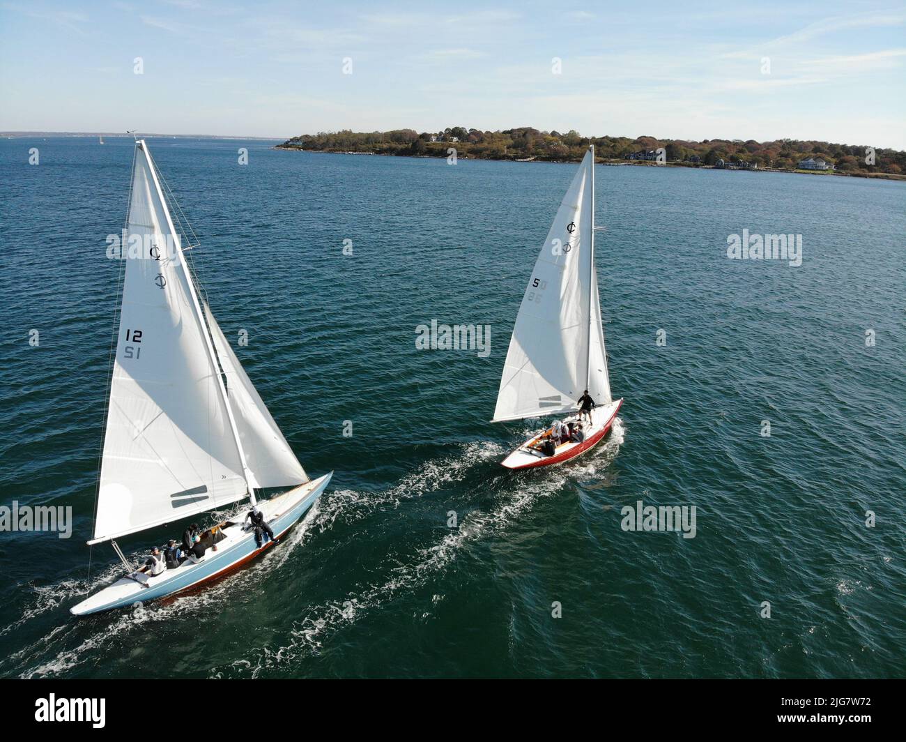 IODs Cruising Upwind created by dji camera Stock Photo - Alamy