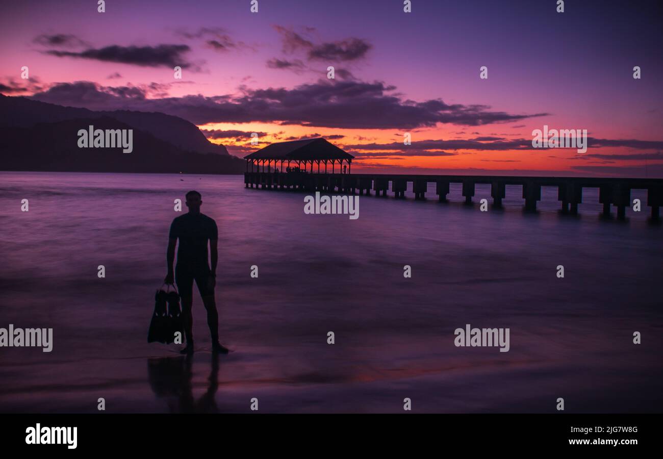 Man emerging water hi-res stock photography and images - Alamy