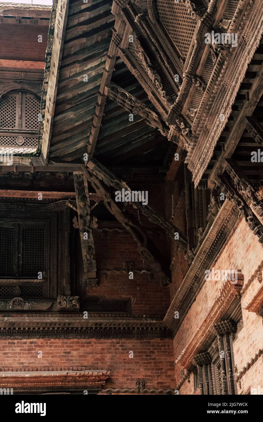 Called an "aakhi jhyal," these ancient skills of wood craft are mainly ...