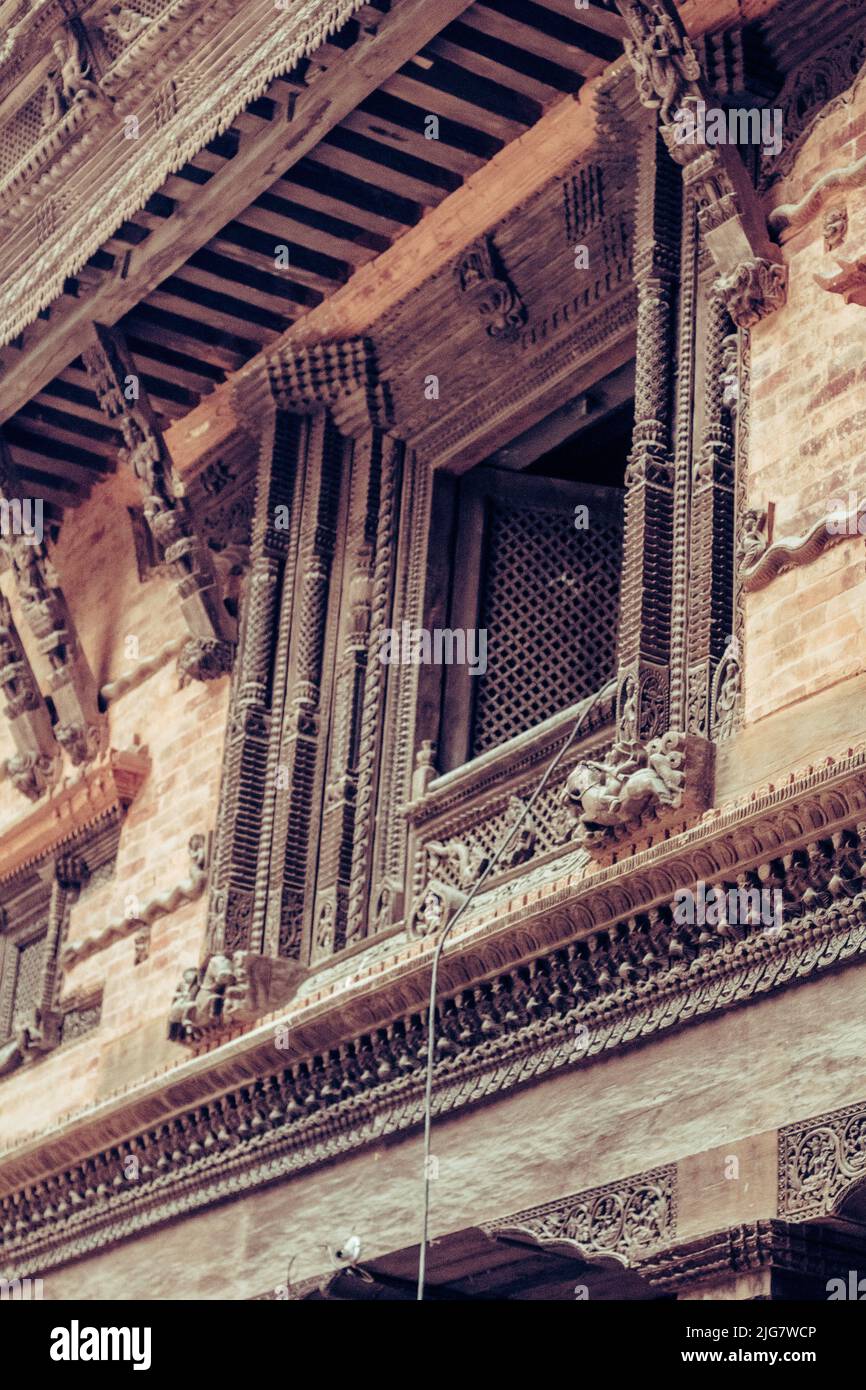 Nepali wood craft hi-res stock photography and images - Alamy