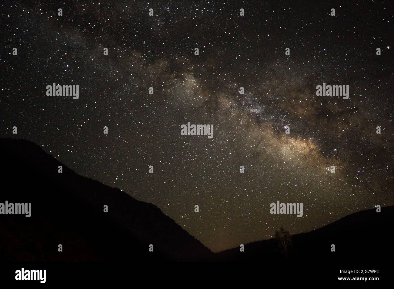 A scenic shot of the milky way galaxy Stock Photo - Alamy