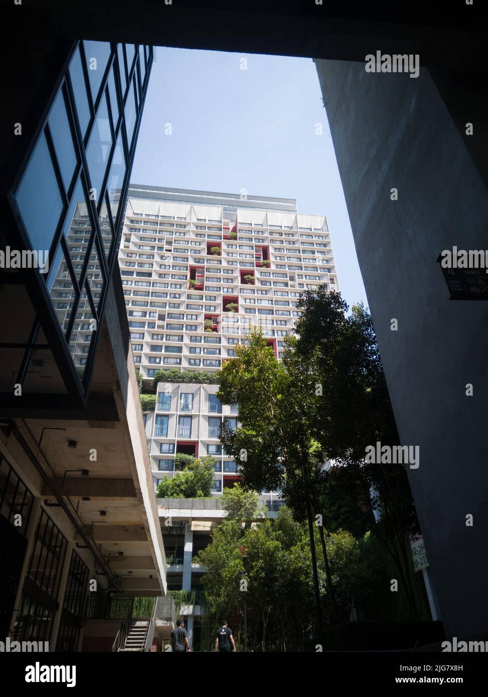 A low angle shot of the Tamarind Square. Cyberjaya, Malaysia Stock ...