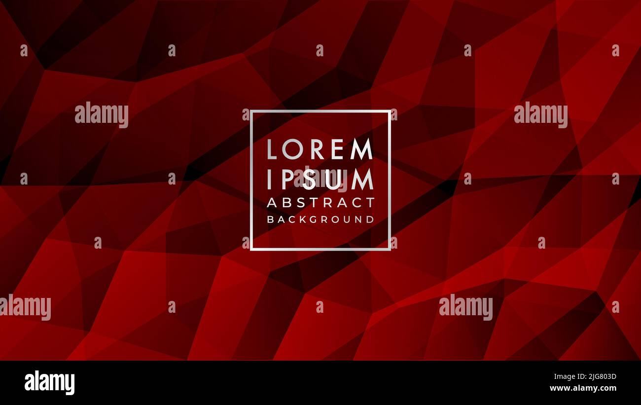 Dark geometric pattern background in red maroon color gradient Stock ...