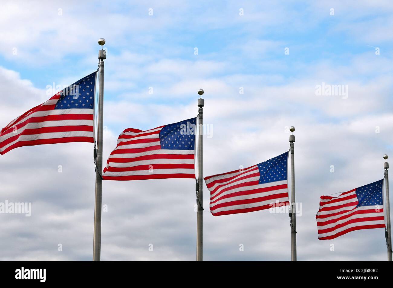 American flags on the National Mall; Washington D.C Stock Photo - Alamy