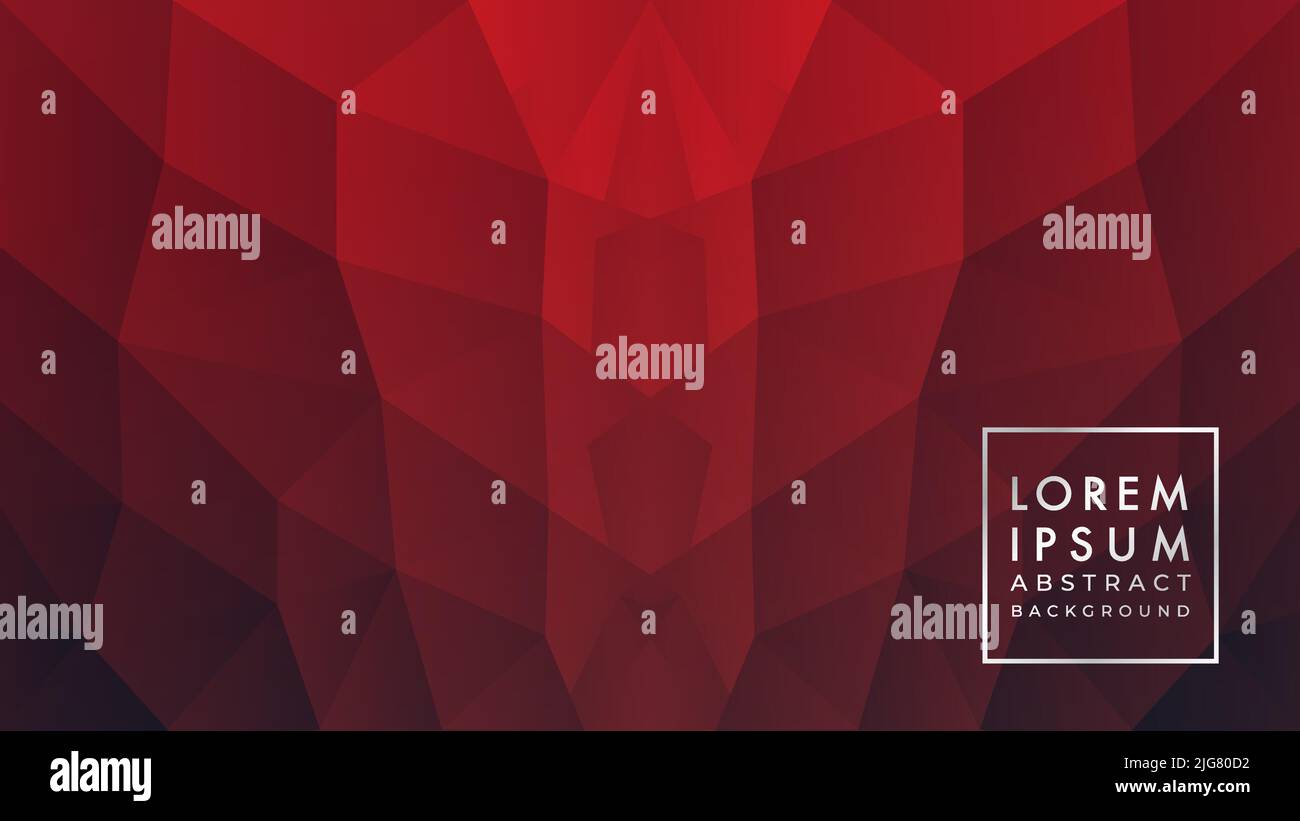 Mysterious and Elegant Symmetrical Geometric Pattern in Red Maroon ...