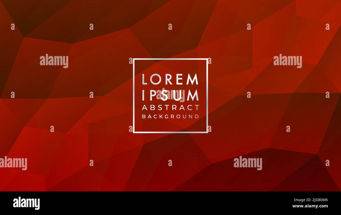 Polygonal Geometric Pattern illustration in Red Maroon Matte Color ...