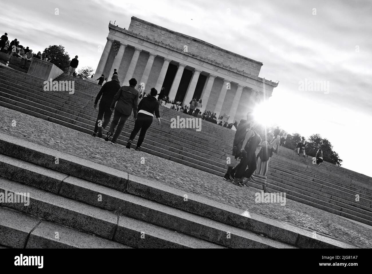 Lincoln Memorial on the National Mall; Washington D.C Stock Photo - Alamy