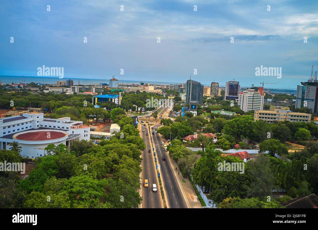 Accra ghana skyline hi-res stock photography and images - Alamy