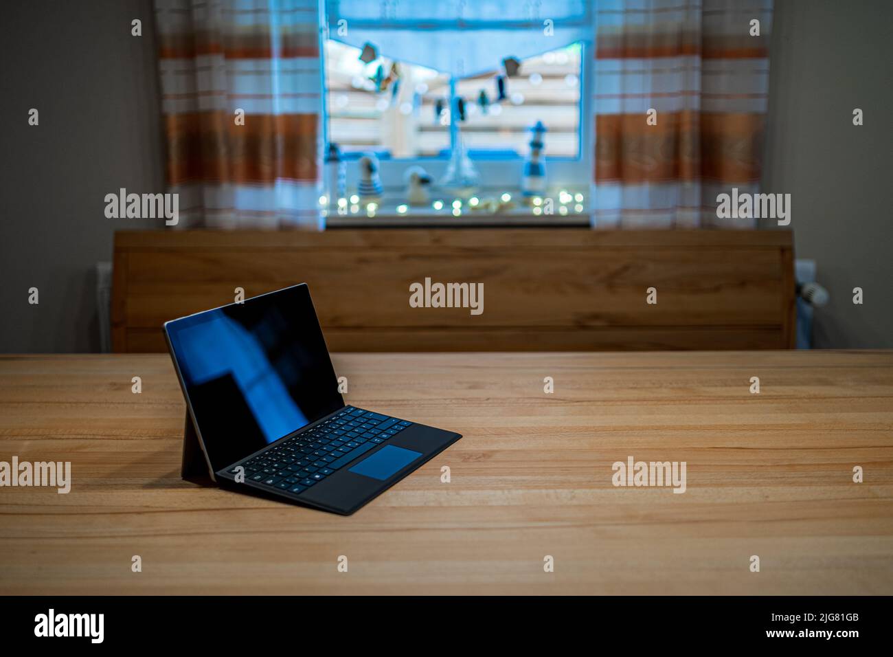 Tablet PC on a Desk in Bavaria Germany Stock Photo - Alamy