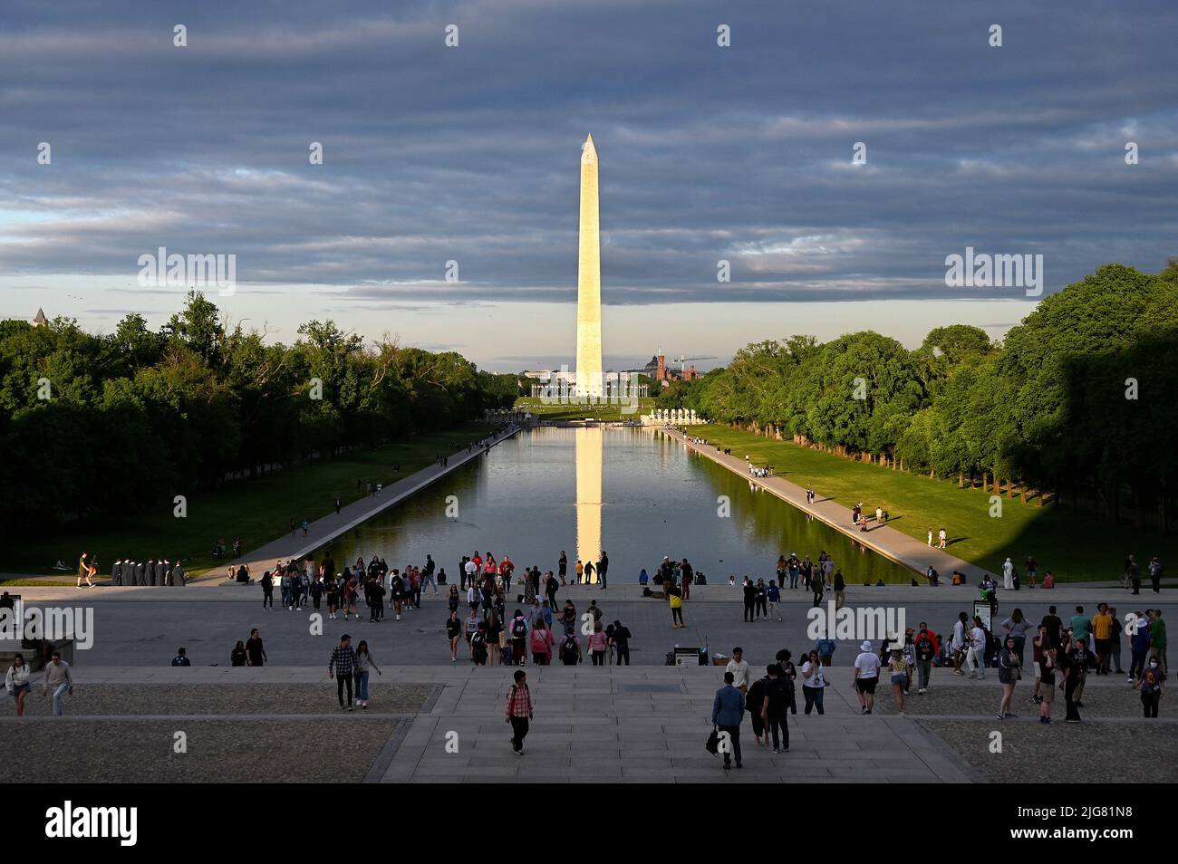 Washington mall reflecting pool hi-res stock photography and images - Alamy