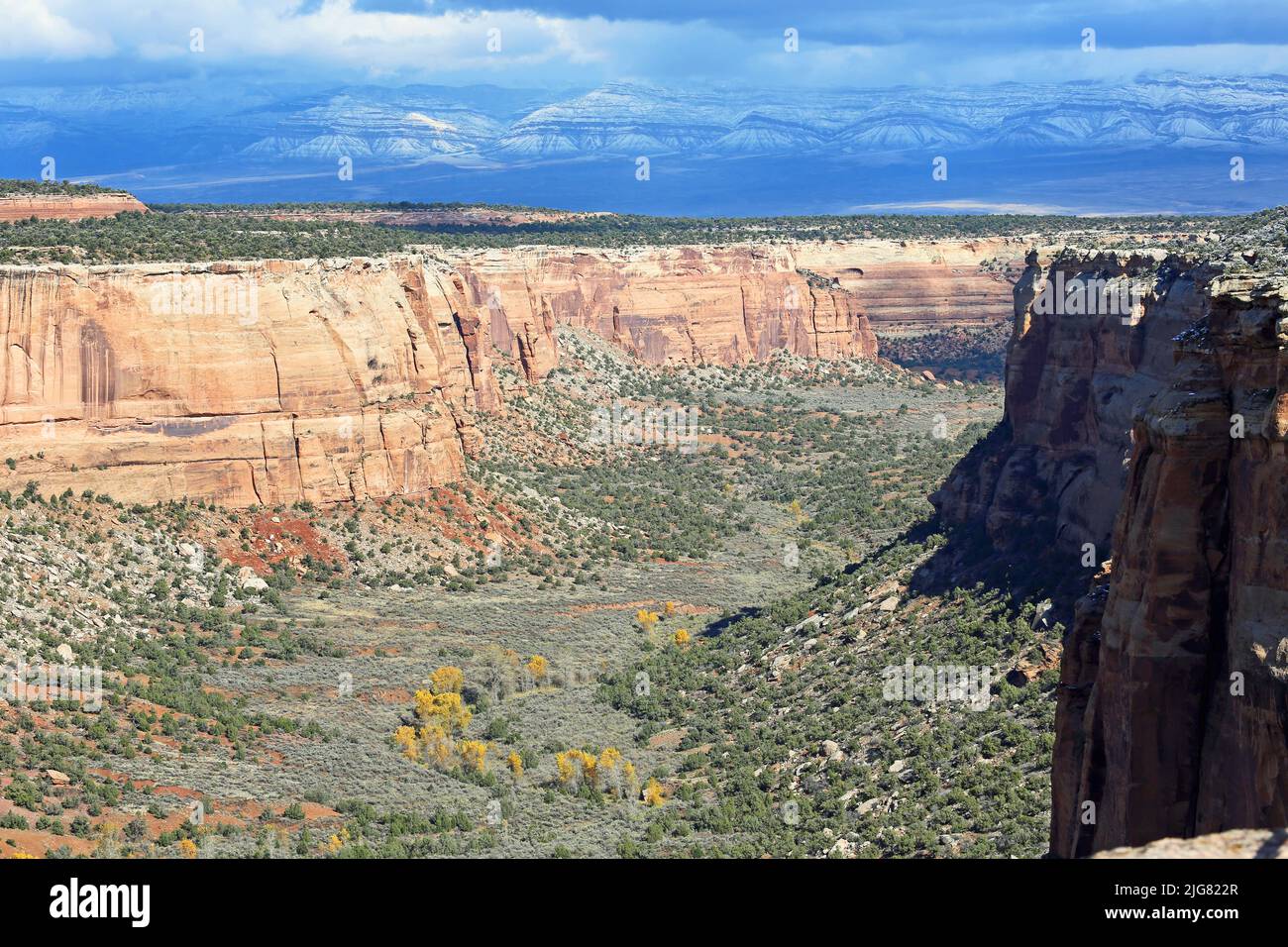Ute Canyon in Colorado Monument Stock Photo - Alamy