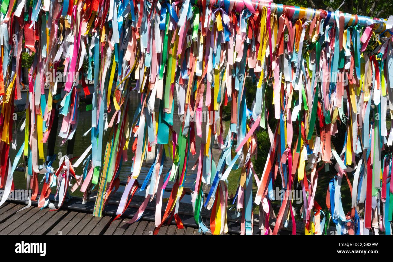 Bridge of ribbons hi-res stock photography and images - Alamy
