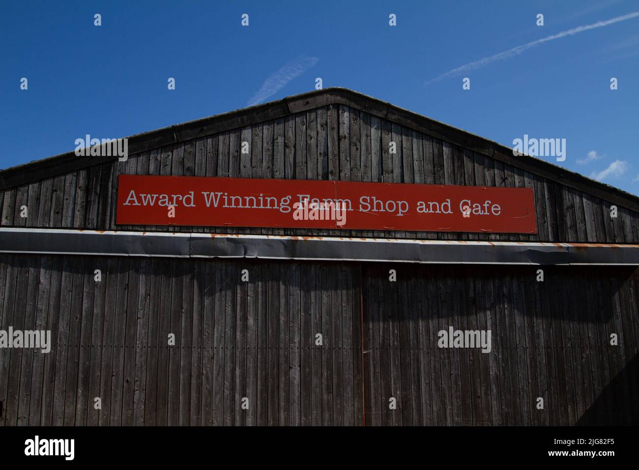 Award Winning Farm Shop and Cafe sign at Low Sizergh Barn Farm Shop ...
