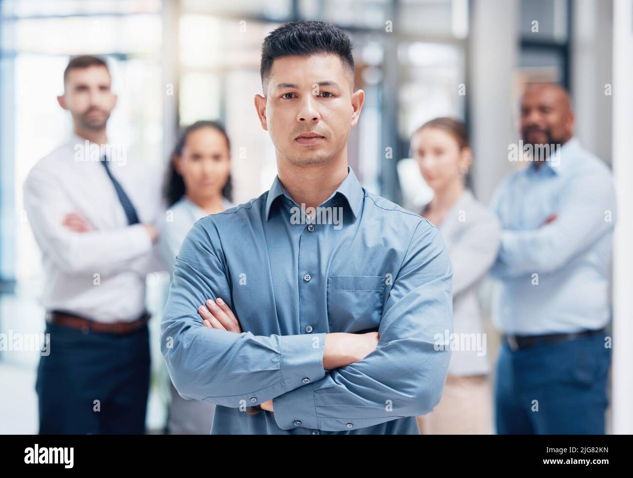 Well take your business seriously. Shot of a group of businesspeople ...