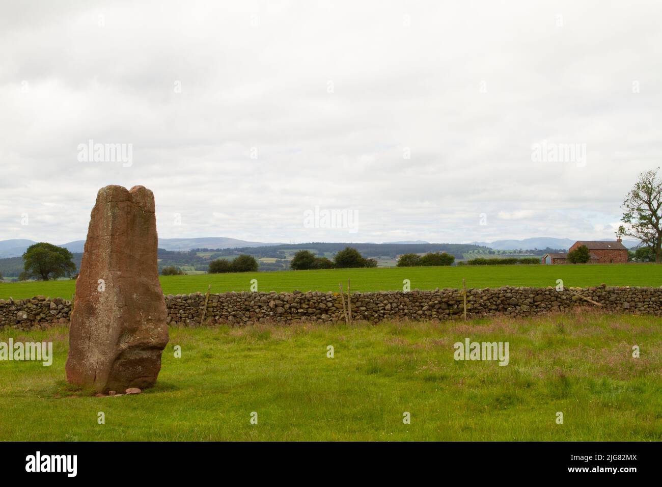 Long Meg and her Daughters, a neolithic stone circle in Cumbria Stock ...
